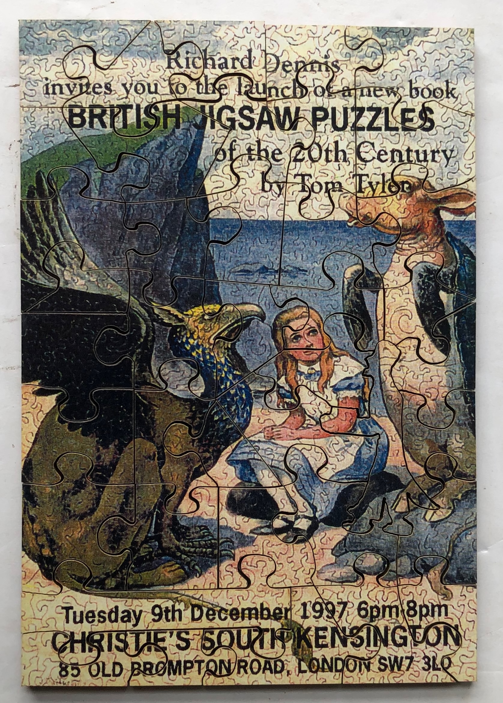 Richard Dennis invites You to The Launch Of A New Book British Jigsaw ...