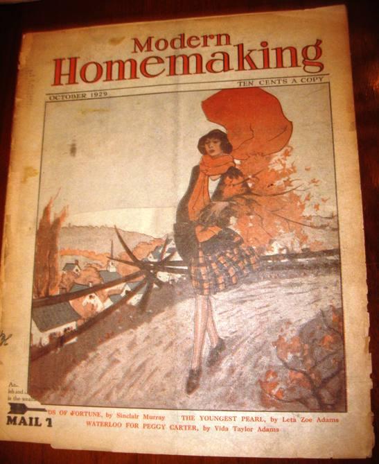 Waterloo For Peggy carter by Vida Taylor Adams in Modern Homemaking October 1929: Good Soft ...