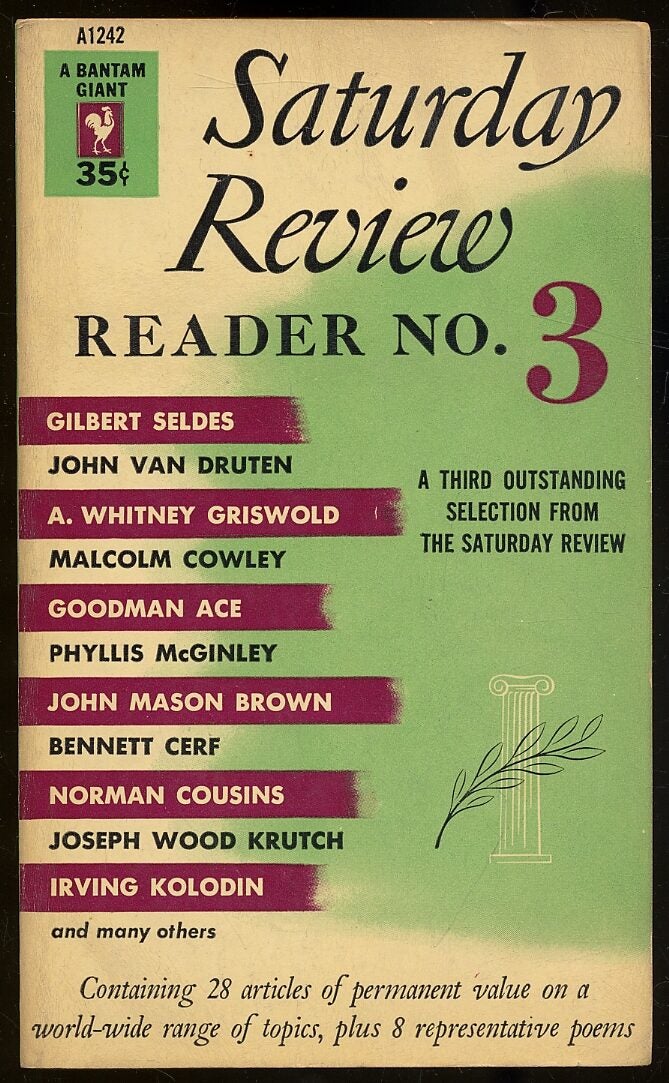 Saturday Review: Reader No. 3: Another Collection of Outstanding ...