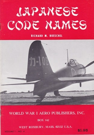 Japanese Code Names. (Cover title) by BUESCHEL, Richard M.: octavo ...