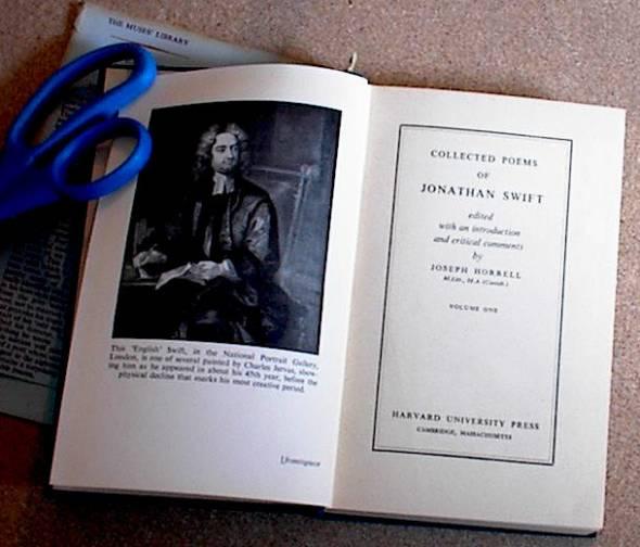Poems of Jonathan Swift by Horrell, Joseph (Editor): Near Fine Cloth ...