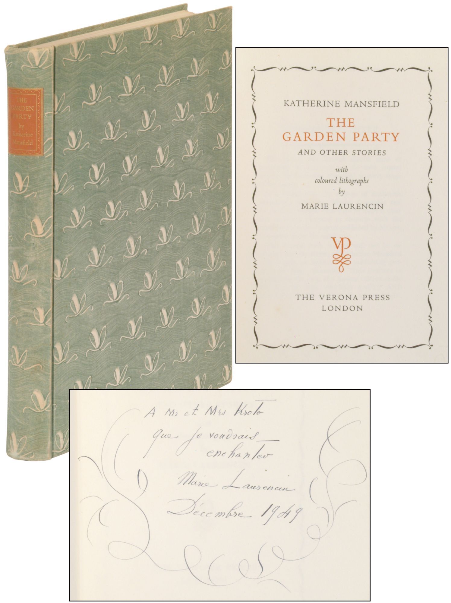 The Garden Party and Other Stories by MANSFIELD, Katherine: Fine ...