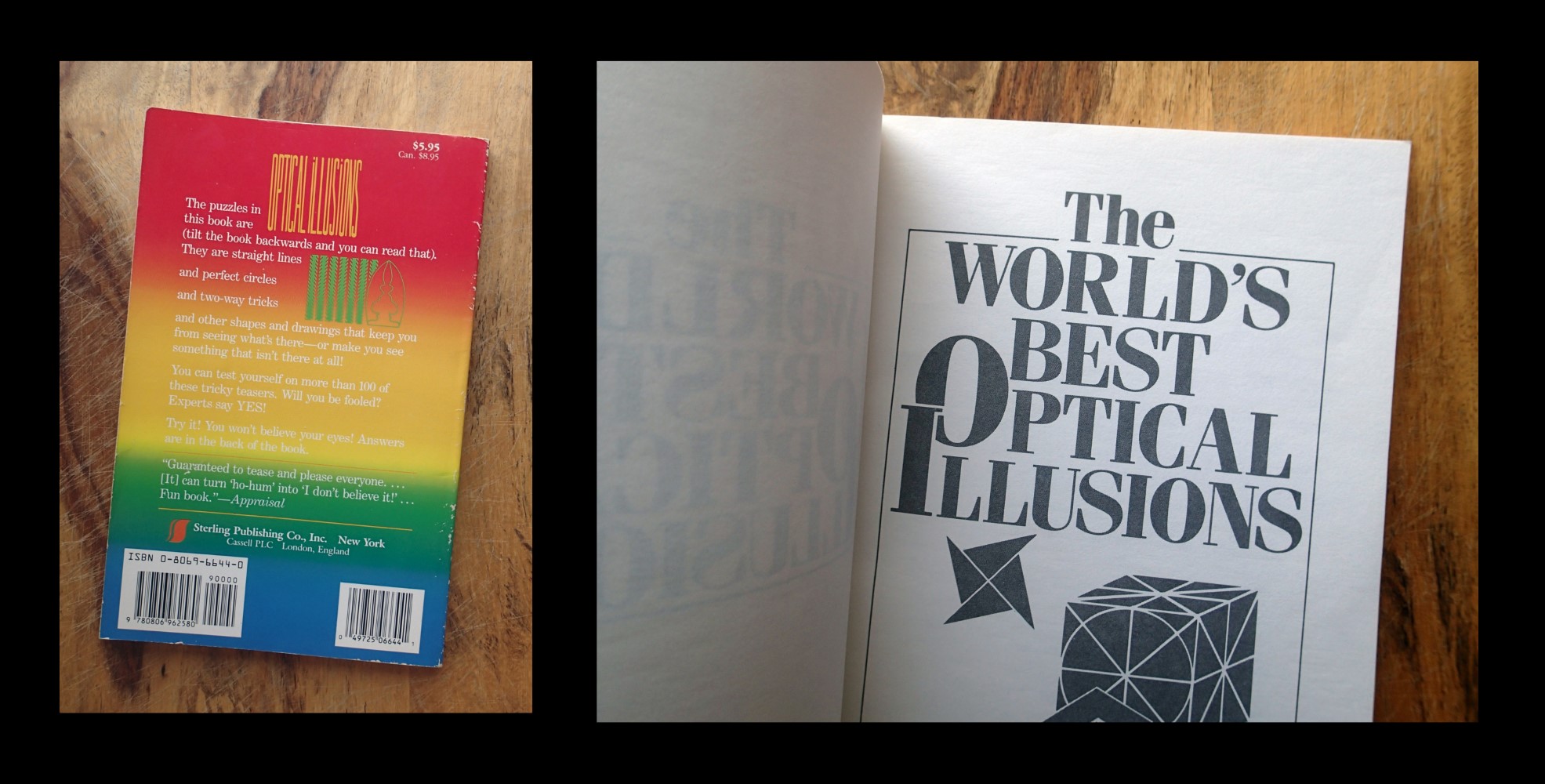 THE WORLD'S BEST OPTICAL ILLUSIONS : (English edition of Schummelbidler ...