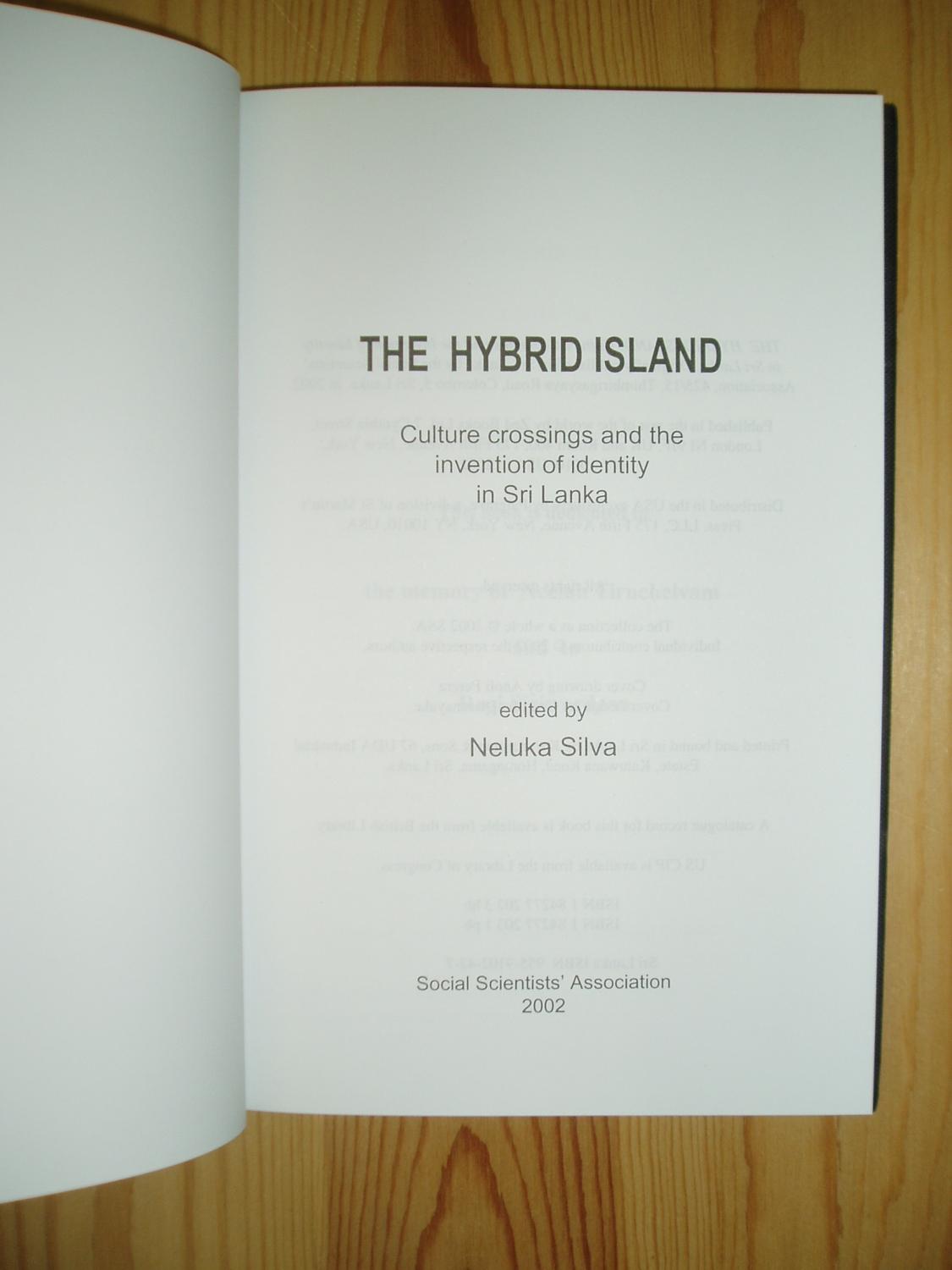 The Hybrid Island : Culture Crossings and the Invention of Identity in ...