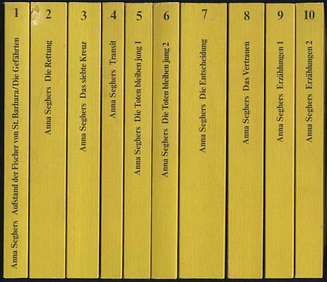 Werke in zehn Bänden. by Seghers, Anna: (1977) | Antiquariat Lenzen