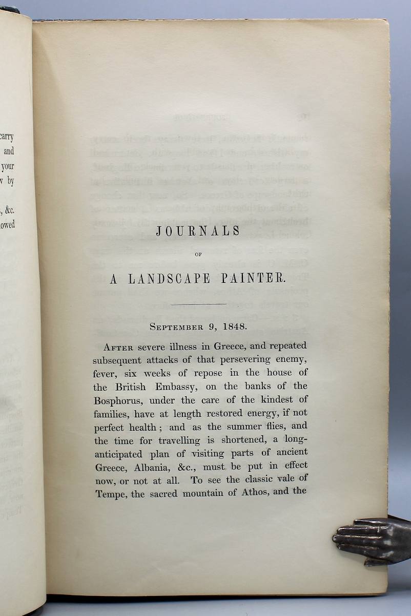 Journals of a Landscape Painter in Albania, &c. by Lear, Edward ...