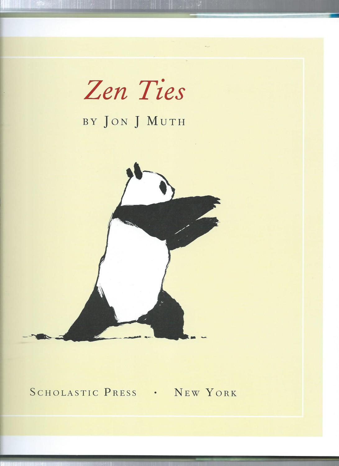 ZEN TIES by MUTH, JON J: As New Hardcover (2008) Signed by Author(s ...