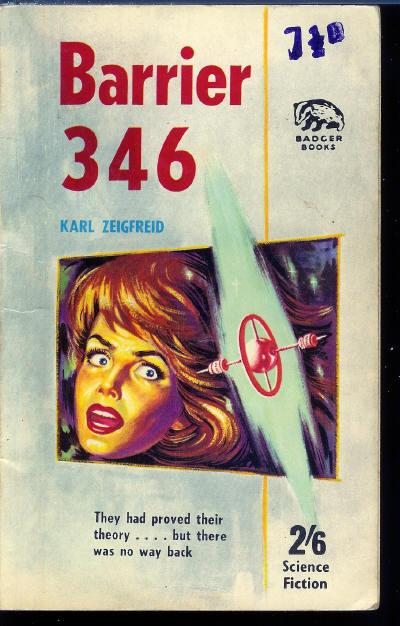 Barrier 346 by Fanthorpe, R.L. (as Karl Zeiffreid): Good Mass Market ...