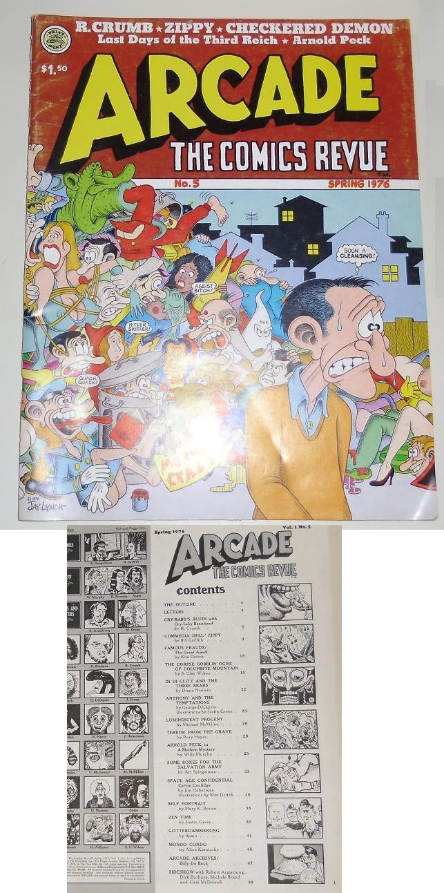 ARCADE : THE COMICS REVUE Vol 1 No. 5 Print Mint par Crumb R ...