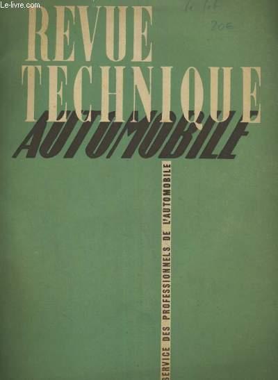 REVUE TECHNIQUE DE L AUTOMOBILE AU SERVICE DU PROFESSIONNELS DE L ...
