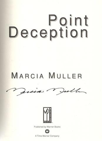 Point Deception par Marcia Muller: Very Good Hardcover (2001) First ...