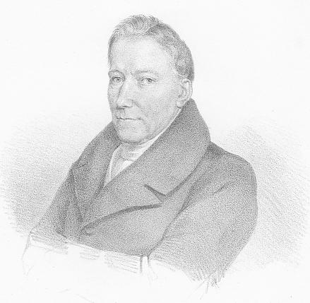 Porträt. Brustbild. Original - Lithographie, 25 x 20 cm, ca. 1820. von ...