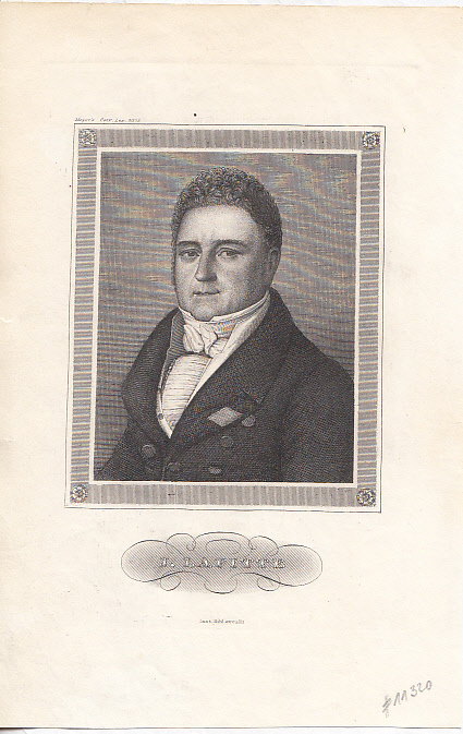 Porträt. Brustbild. Original - Stahlstich (anonym), 23 x 14,5 cm, 1850 ...