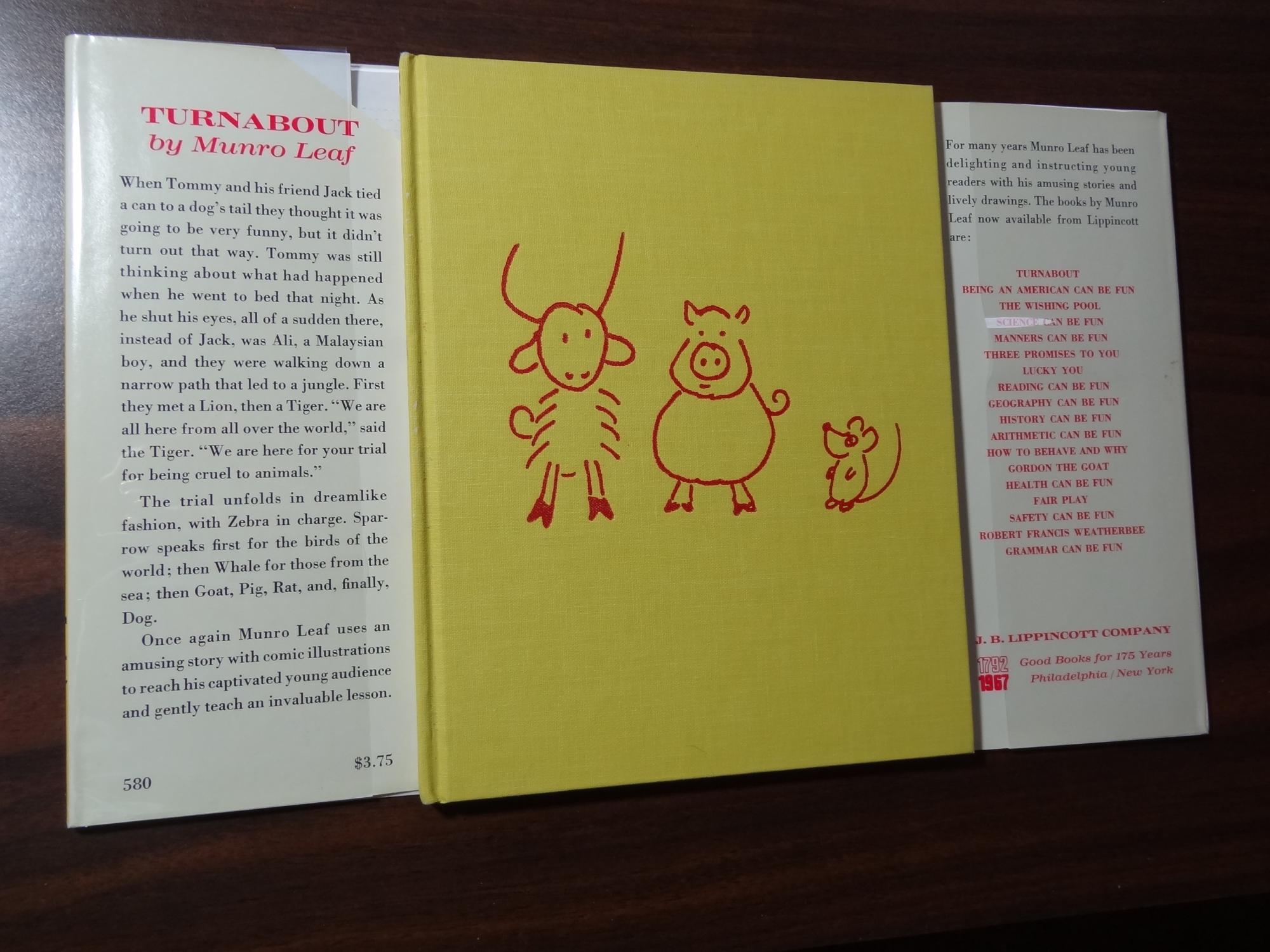 Turnabout by Leaf, Munro: Fine Hardcover (1967) First Edition, Stated ...