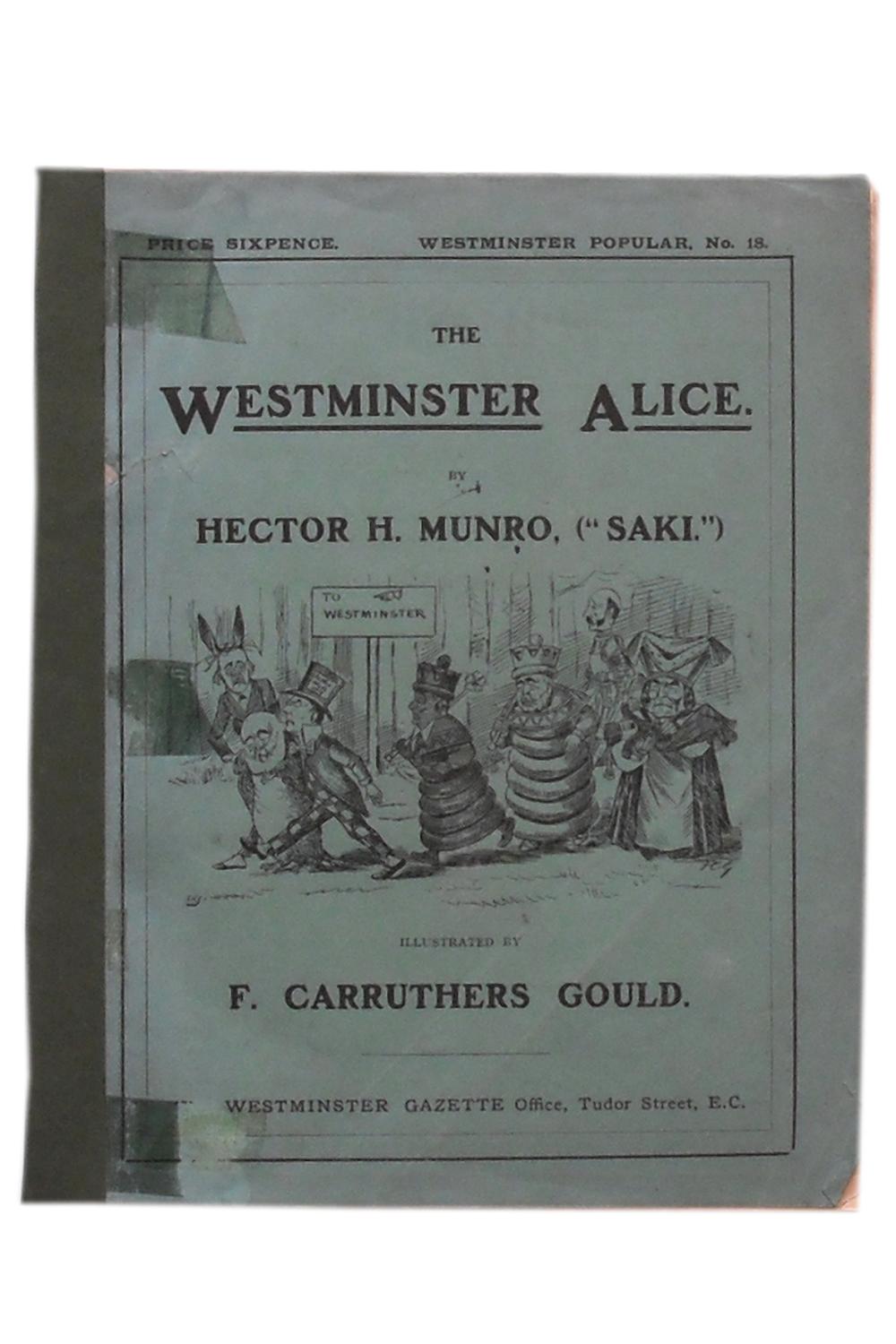 The Westminster Alice de "Saki" (H.H. Munro).: (1902) First Edition ...