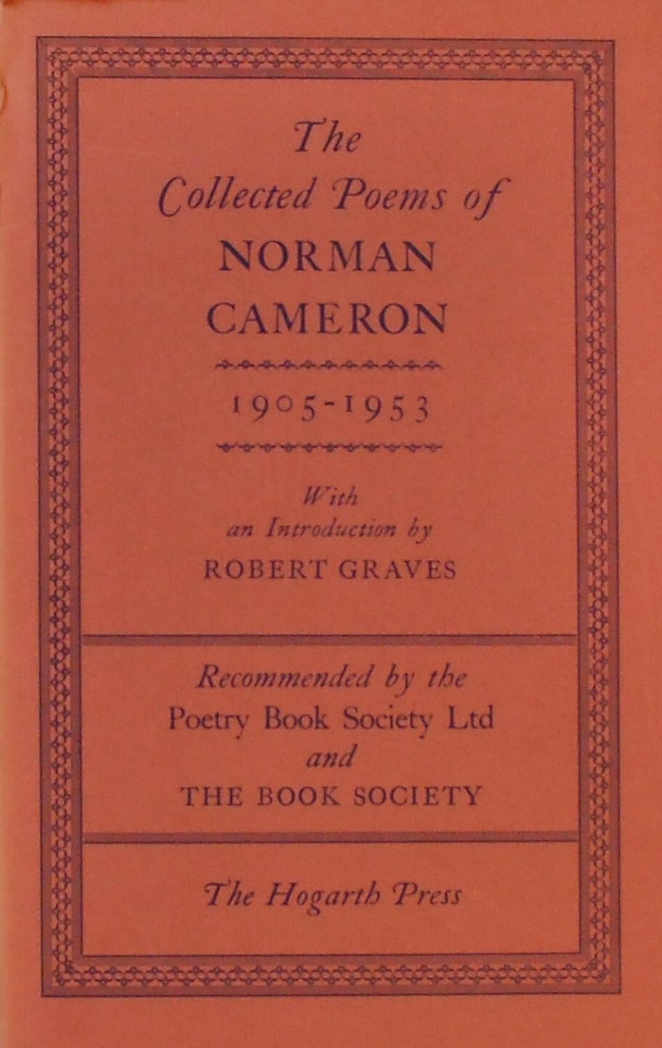 The Collected Poems of Norman Cameron 1905-1953 by Cameron (Norman ...