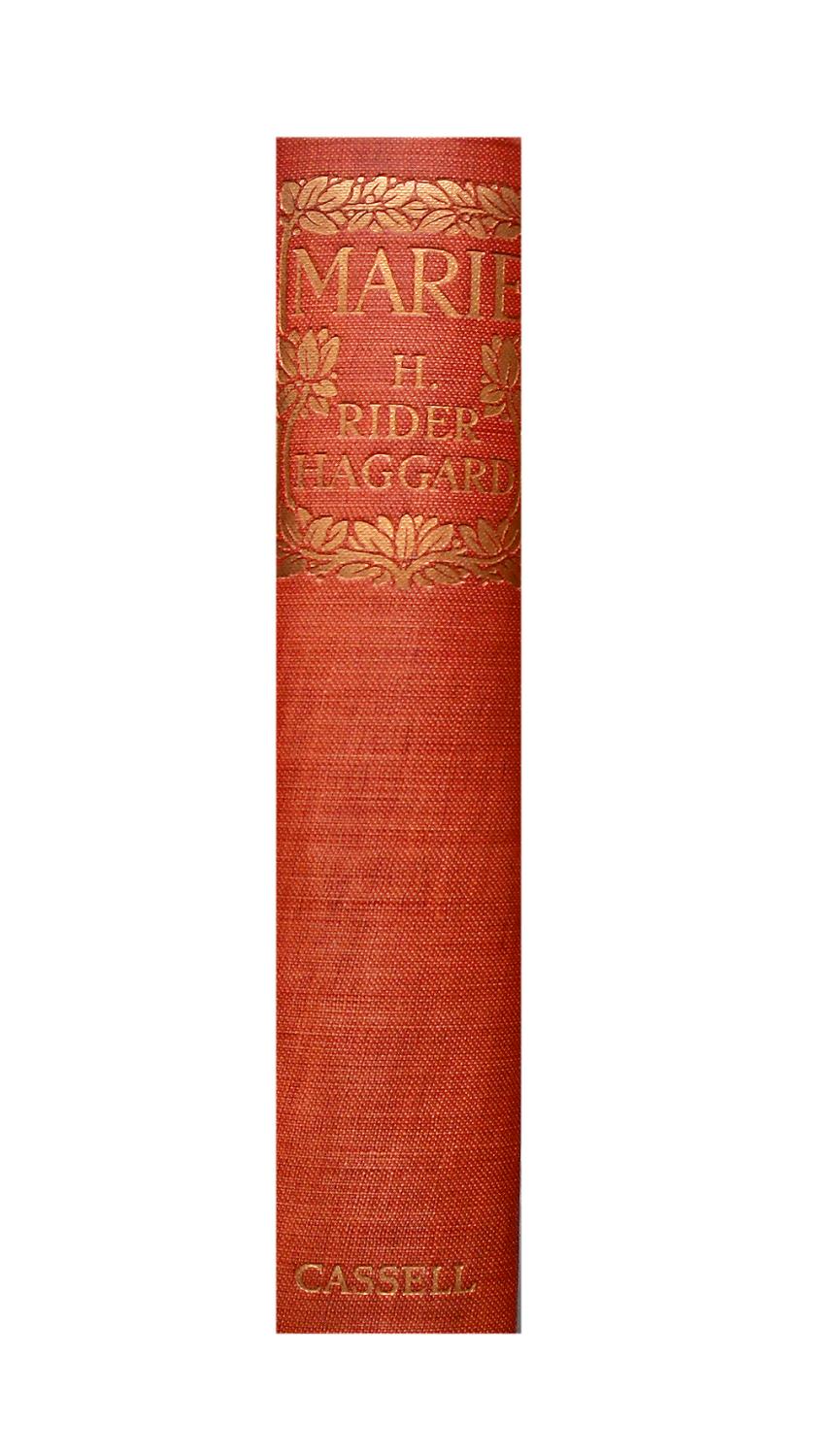 Marie by Haggard (H. Rider).: (1912) First Edition. | Bertram Rota Ltd