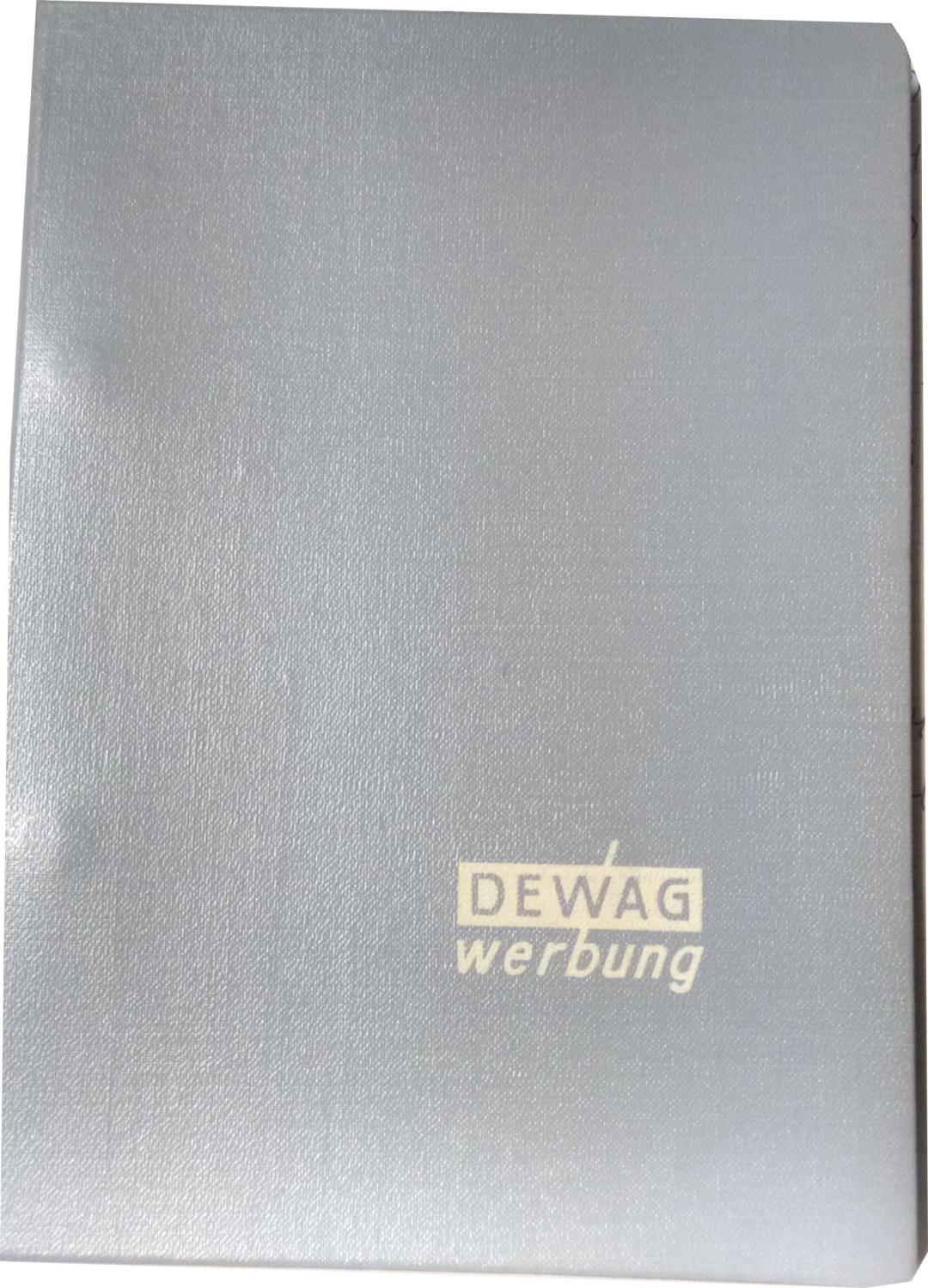 Schriftkarteiblatt der DEWAG Werbung | Antiquariat Niedersaetz Berlin ...