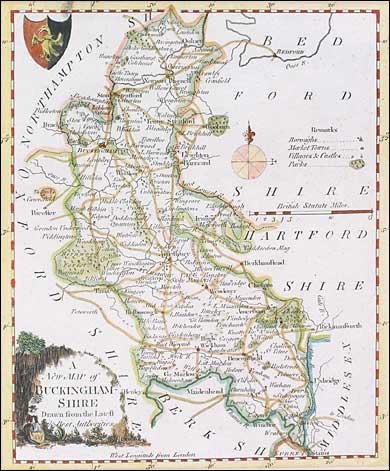 Original Map of Buckinghamshire drawn from the latest Authorities. by ...