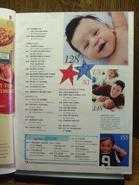 PARENTS MAGAZINE - Jul 2003 by PARENTS MAGAZINE: Good Soft cover (2003 ...
