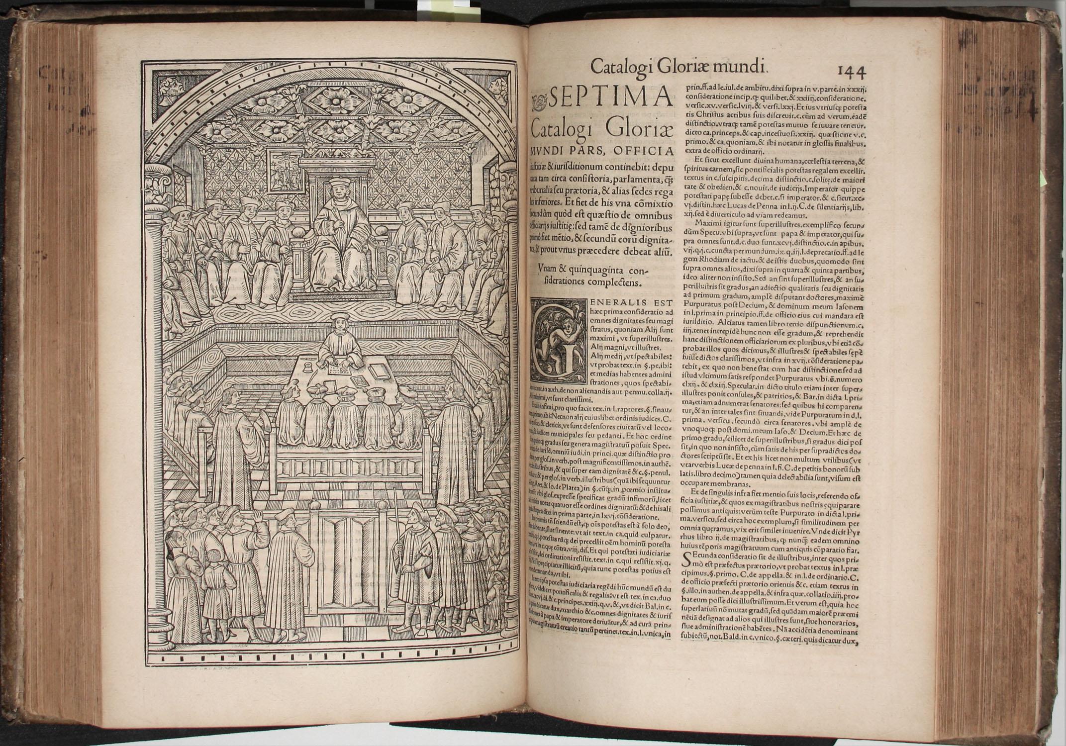 Catalogus gloriae mundi by CHASSENEUX, Bathélemy de: Very Good ...
