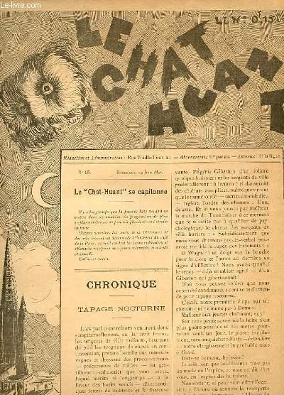 LE CHAT HUANT n°15 (extrait d'ouvrage relié) :Le Chat-Huant se ...
