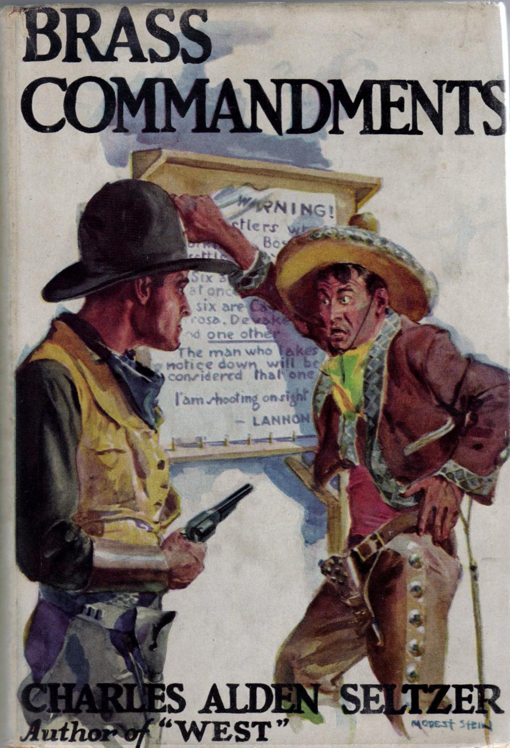 Brass Commandments by Seltzer, Charles Alden: Near Fine Hardcover (1923 ...