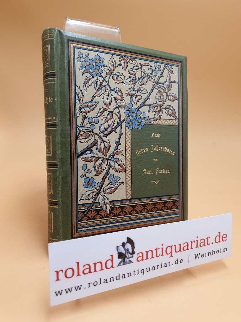 Nach sieben Jahrzehnten Siebente Gedichtsammlung Handschriftliches ...