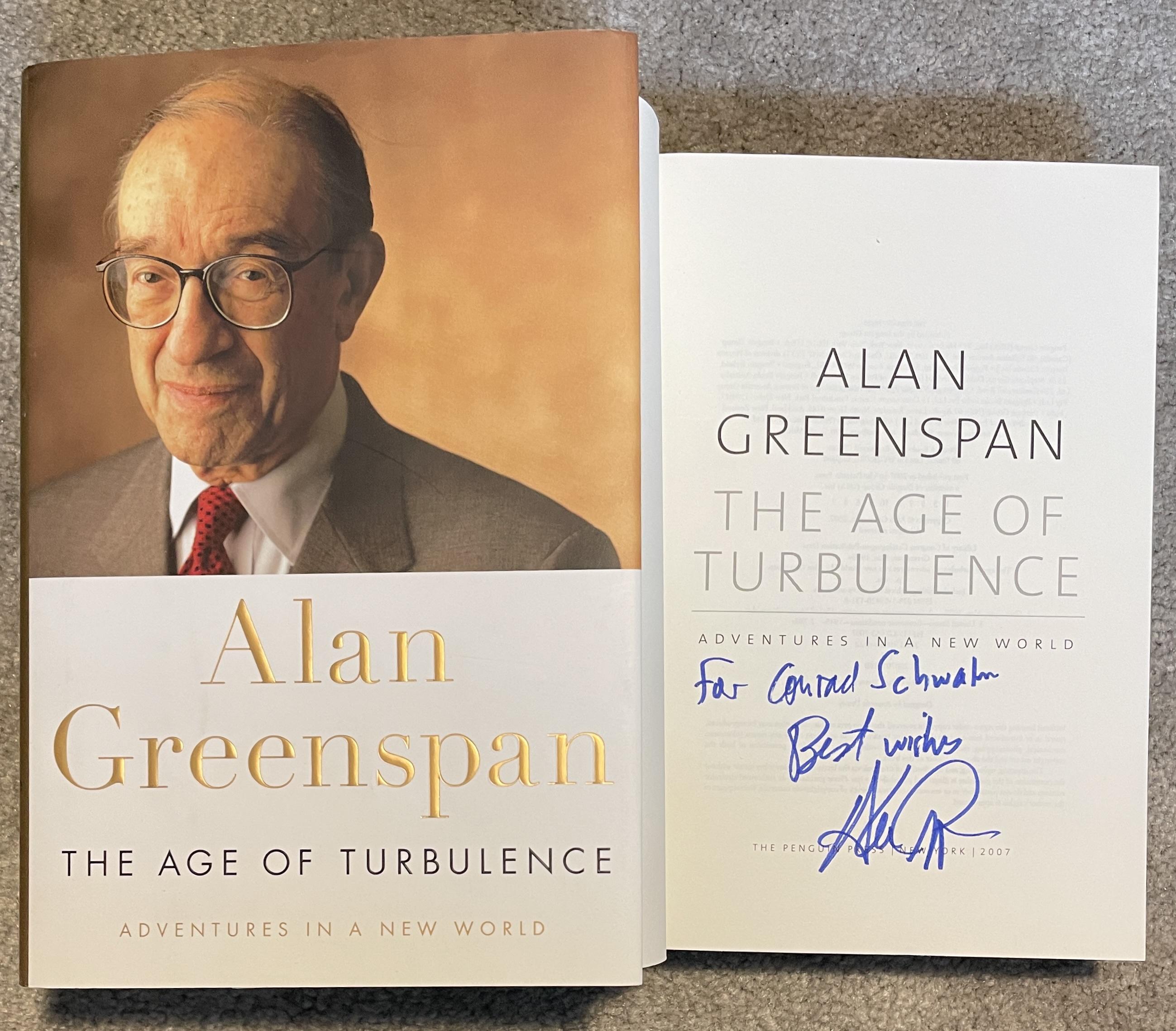 The Age of Turbulence (SIGNED & INSCRIBED) by Greenspan, Alan: Fine ...