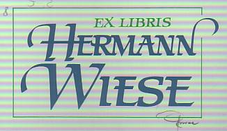 Ex Libris von Hermann Wiese. by Paalasmaa, Hannu (Graphic Designer ...