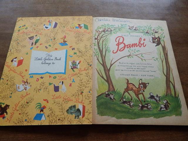Walt Disney's Bambi by Salten, Felix; Grant, Bob: Fine Pictorial Cover ...