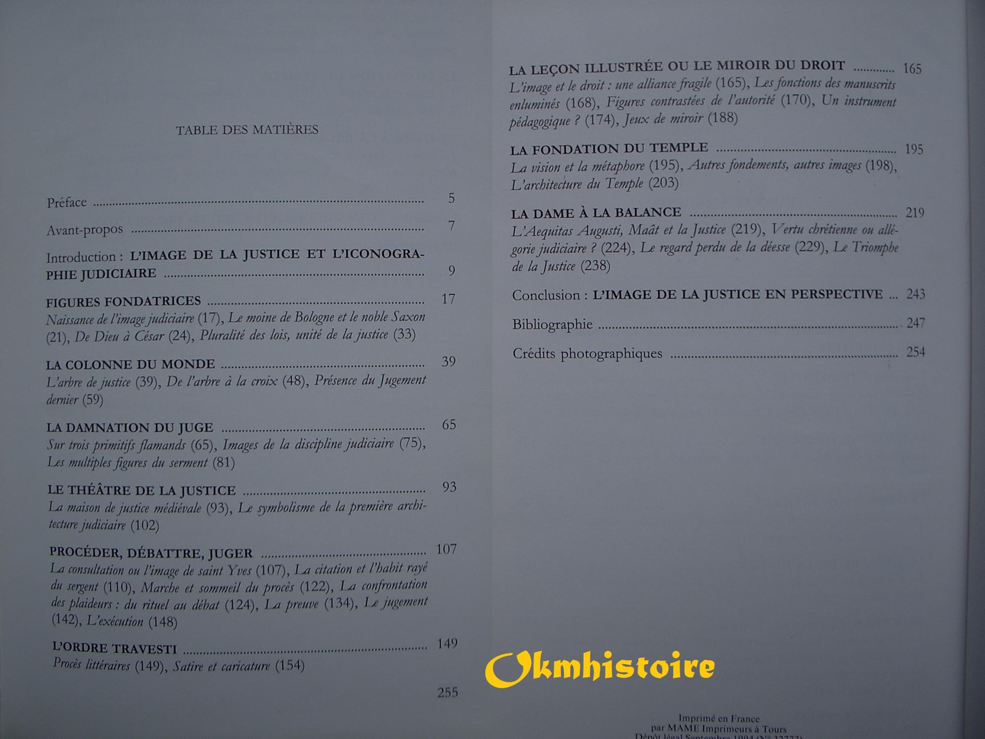 IMAGES DE LA JUSTICE . Essai sur l'iconographie judiciaire du Moyen-Age ...
