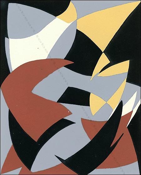 COMPOSITION XXVI. Pochoir / stencil from Alfred RETH. by [Alfred RETH ...