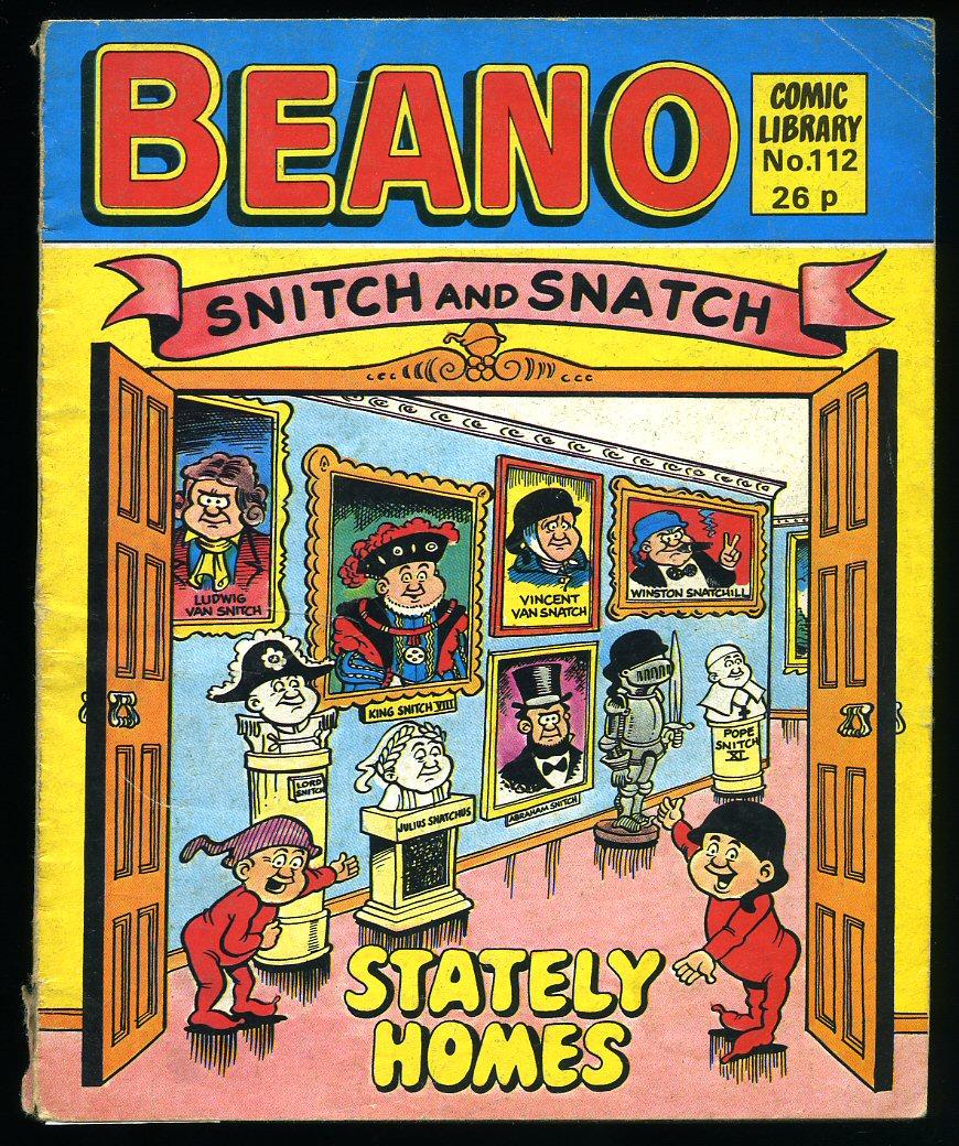 Beano Comic Library No. 112: Snitch and Snatch Stately Homes: (1986 ...