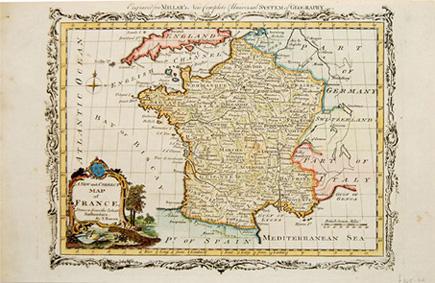 A New and Correct Map of France drawn from the latest authorities. by ...