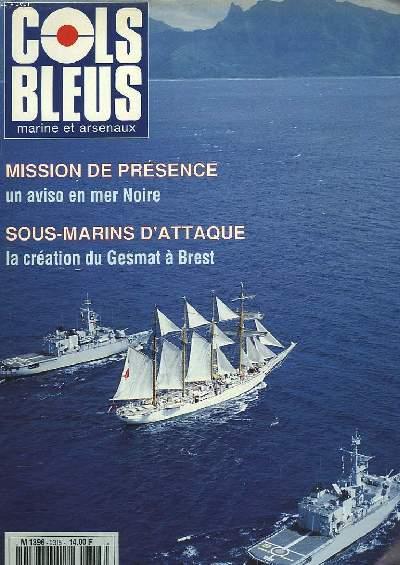 COLS BLEUS. HEBDOMADAIRE DE LA MARINE ET DES ARSENAUX N°2315 DU 19 ET ...