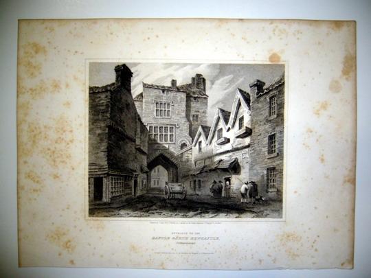 Castle Garth Newcastle. From, The Border Antiquities of England ...