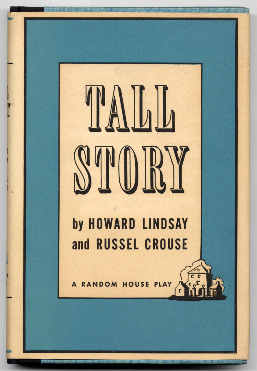 Tall Story by LINDSAY, Howard and Russel Crouse: Fine Hardcover (1959 ...