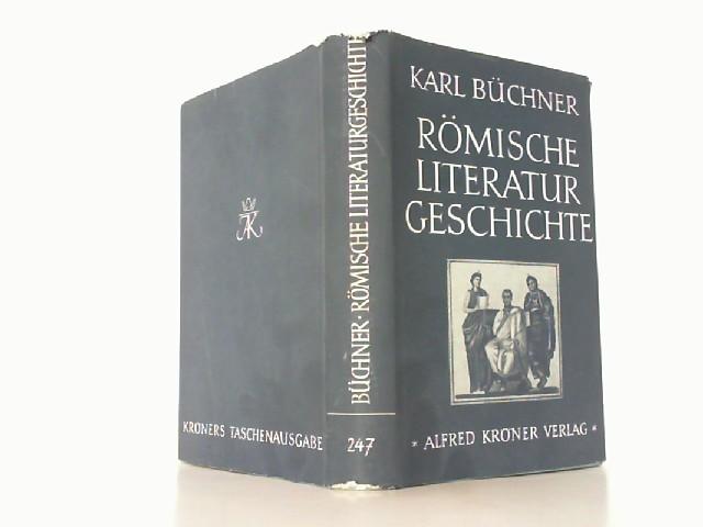 roemische literaturgeschichte von karl buechner - ZVAB