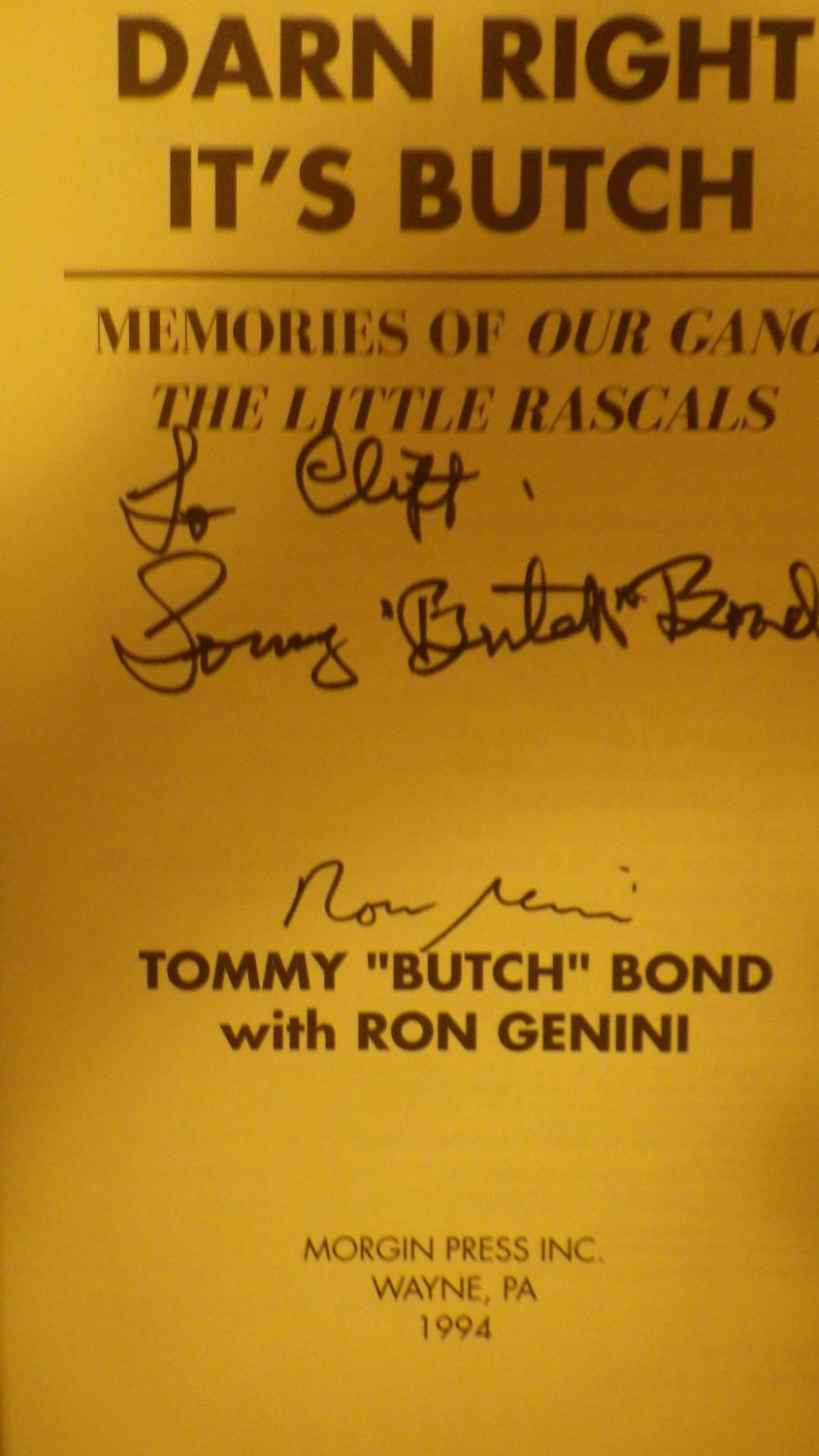 Little Rascals, The Darn Right It's Butch Memories of Our Gang ( TV ...