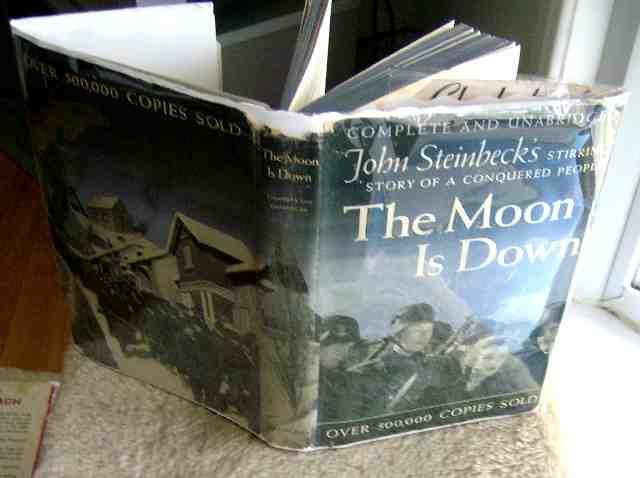The Moon is Down by John Steinbeck: Fine Hardcover (1942) 1st Edition ...
