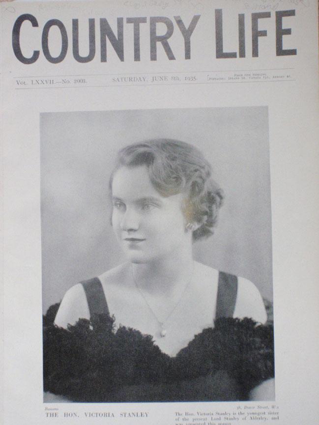 Original Issue of Country Life Magazine Dated June 8th 1935 with a Main ...