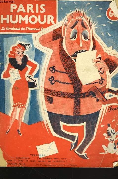 PARIS-HUMOUR, LE CONDENSE DE L'HUMOUR FRANCAIS. MENSUEL N° 8. by ...