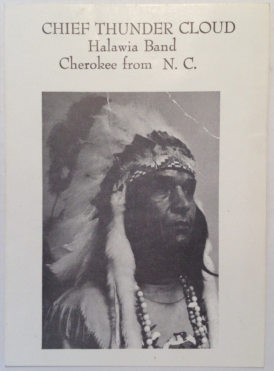 Symbolic Indian Signature by CHIEF THUNDERCLOUD (1899 - 1955): unbound ...