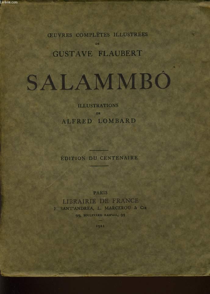 SALAMMBO by GUSTAVE FLAUBERT: bon Couverture souple (1922) | Le-Livre