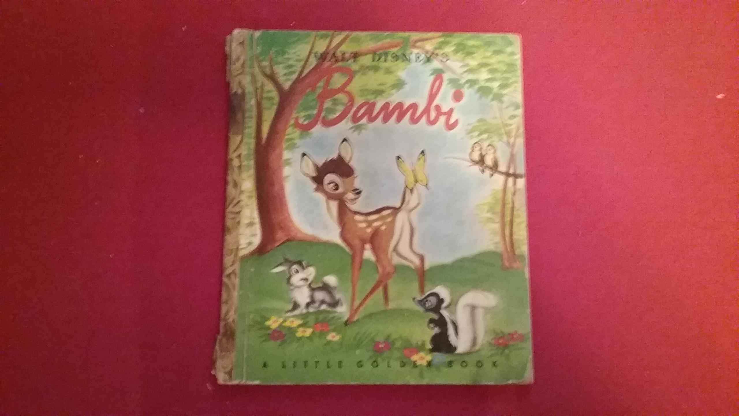 WALT DISNEY'S BAMBI by Grant, Bob: Good Pictorial Cover (1948) B ...
