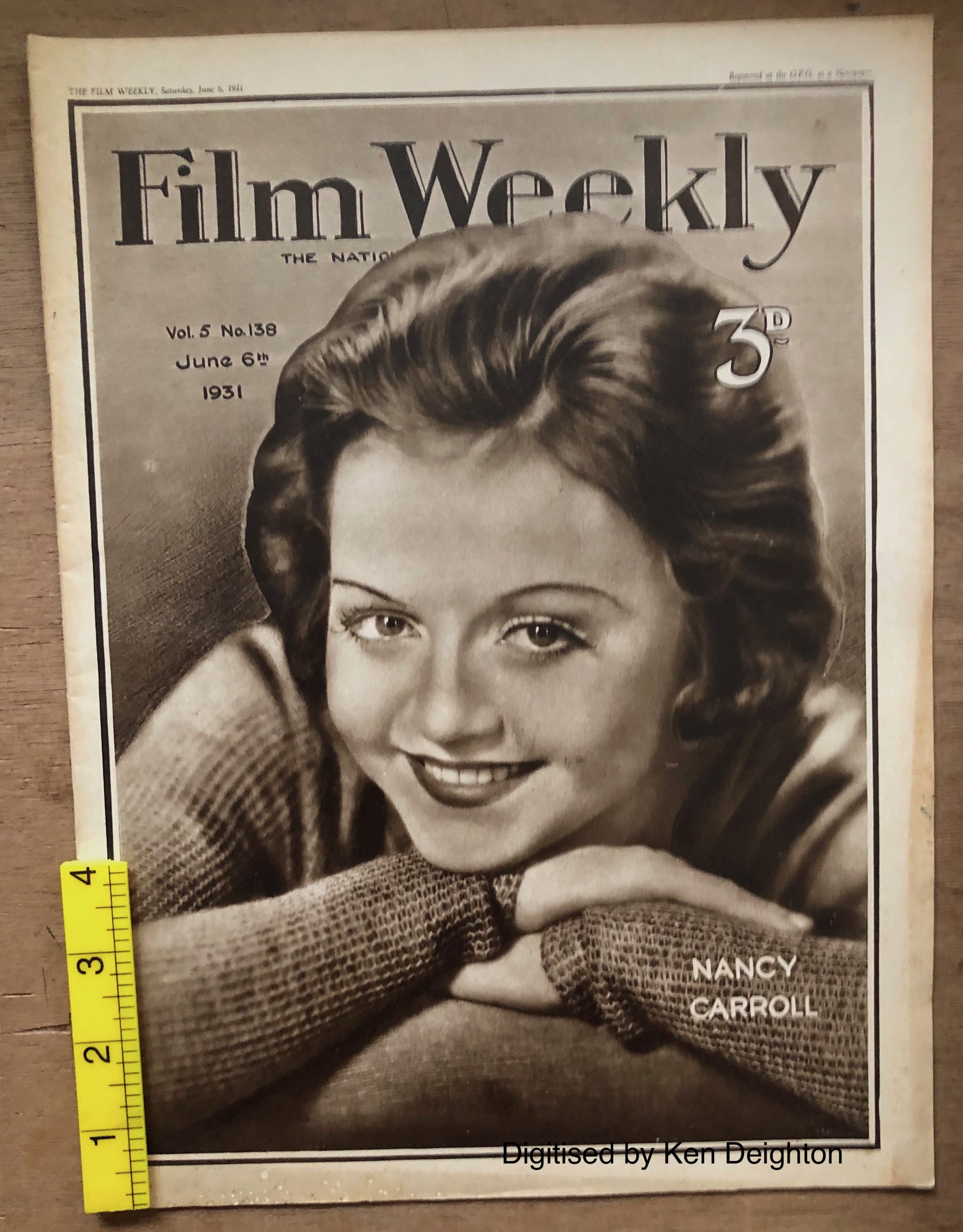 Nancy Carroll Bw Photo On Front The Man I Married Douglas Fairbanks Reginald Denny