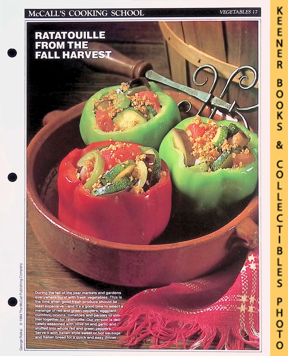 McCall's Cooking School Recipe Card: Vegetables 17 - Ratatouille ...