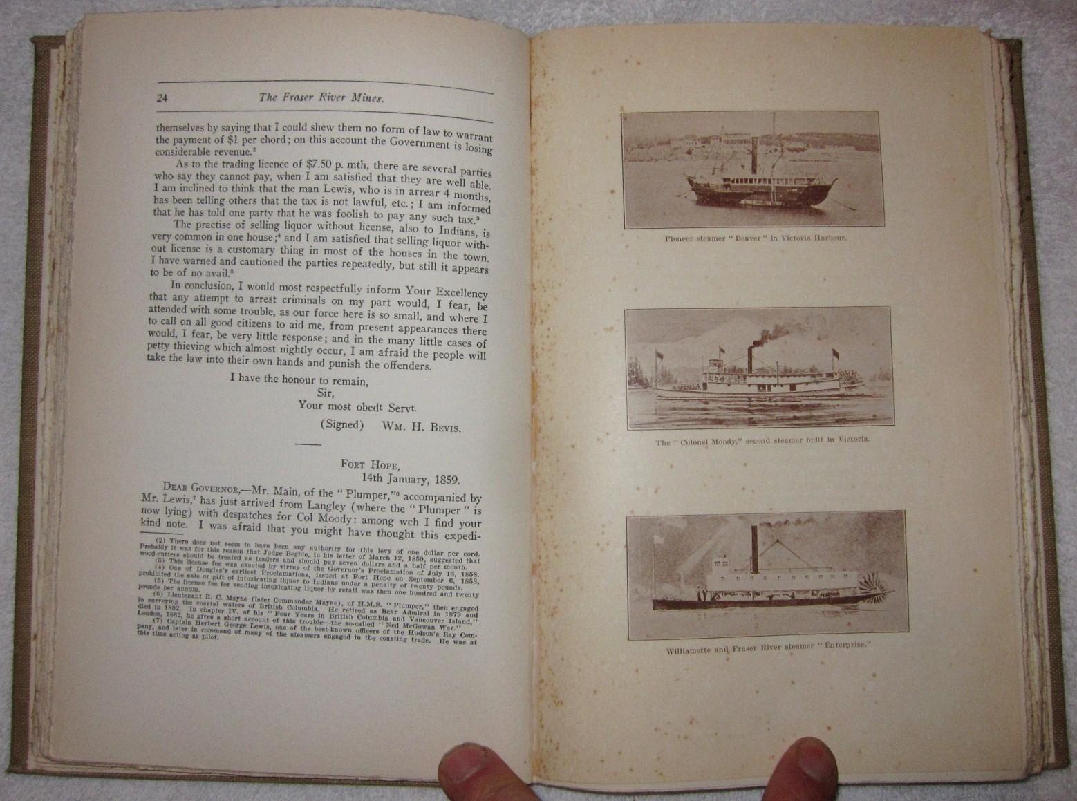 The Early History of the Fraser River Mines. Archives of British ...