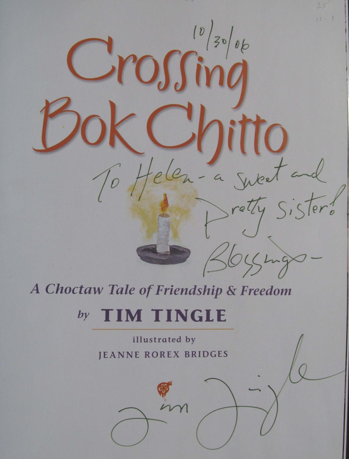 Crossing Bok Chitto: A Choctaw Tale of Friendship & Freedom by Tingle ...
